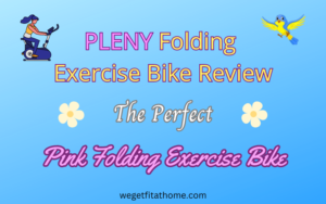The Perfect Pink Folding Exercise Bike For Home Workouts - Fitness at Home